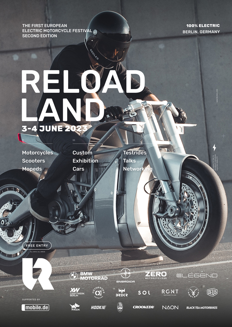 Reload Land – Europe’s first electric motorcycle festival – returns to Berlin – thepack.news